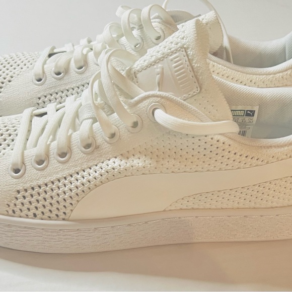 Puma | Shoes | Puma Cream Evo Knit Sneakers | Poshmark